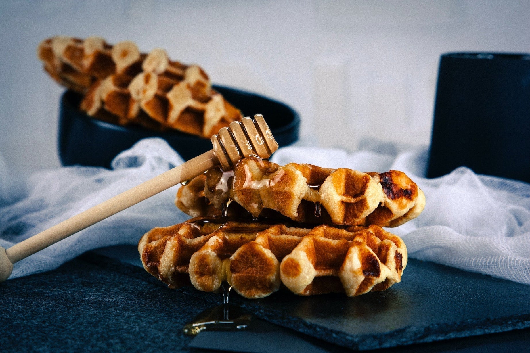 Banana Nut Protein Waffles – Get Raw Nutrition