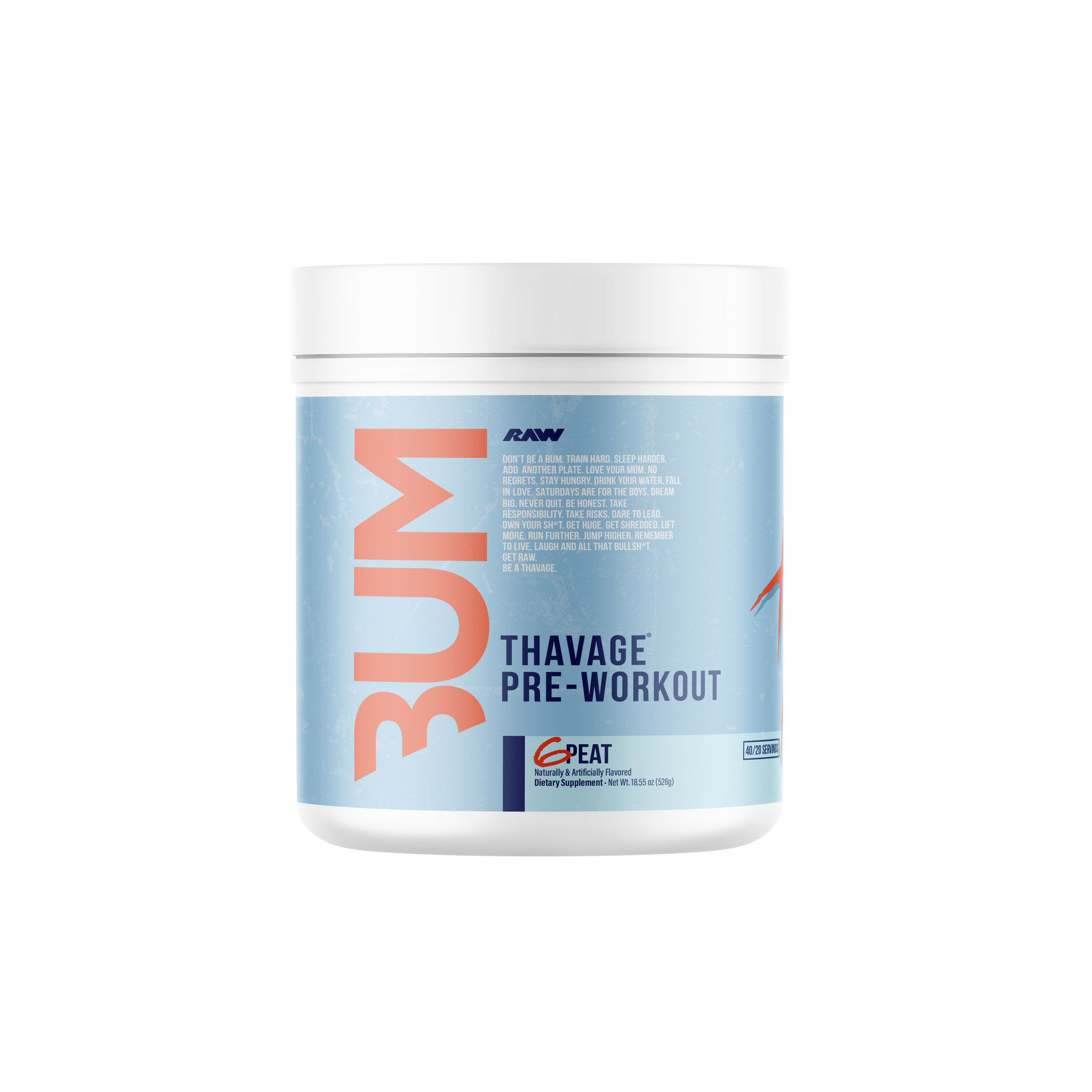 CBUM Signature Essential Pre-Workout | RAW Nutrition – Get Raw Nutrition